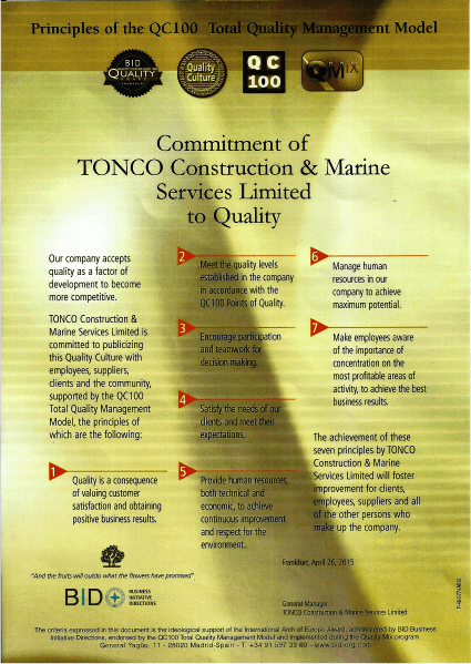 Welcome! Tonco Construction and Marine Services